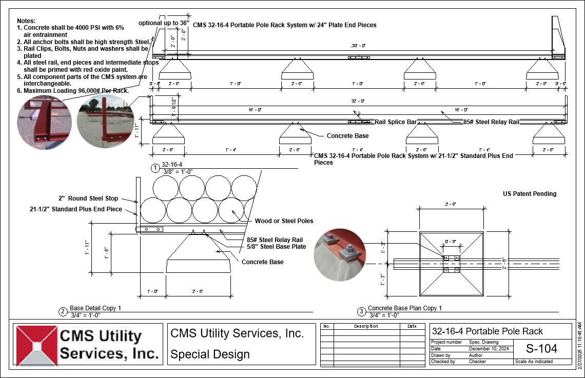 PDF Files - Pole Racks | CMS Portable Pole Rack System